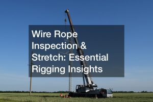 Wire Rope Inspection and Stretch Essential Rigging Insights - Cap and Share